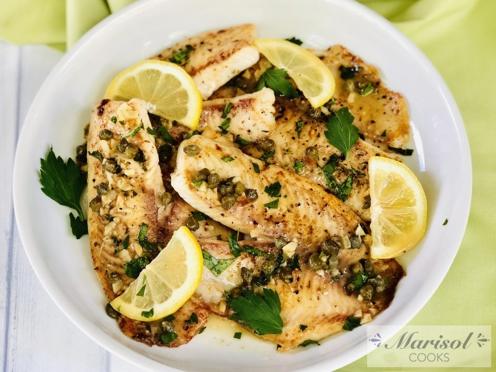 Low Carb Fish Piccata – Marisol Cooks