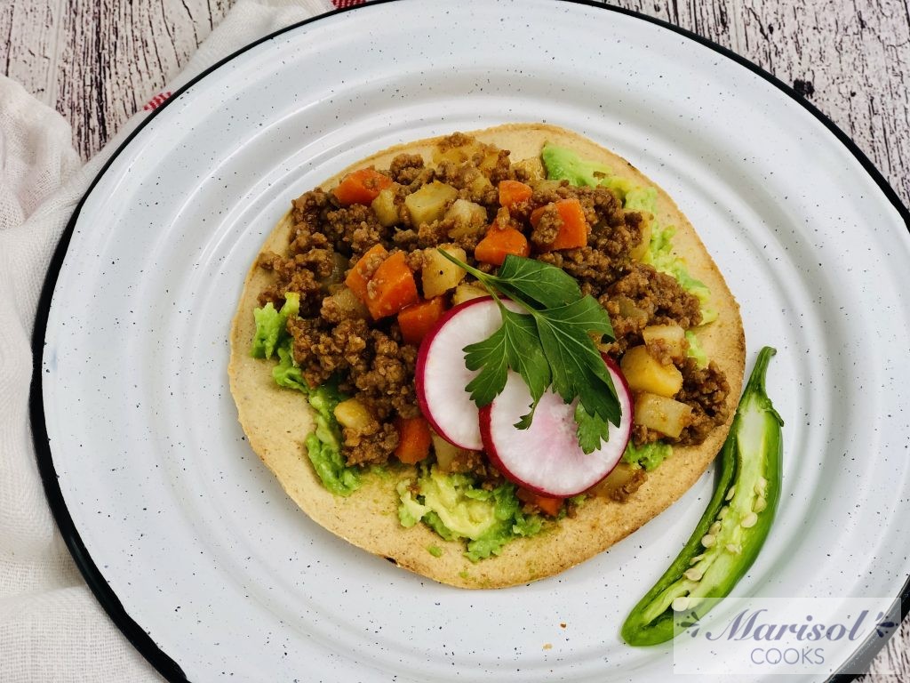 Tostadas de Picadillo – Marisol Cooks