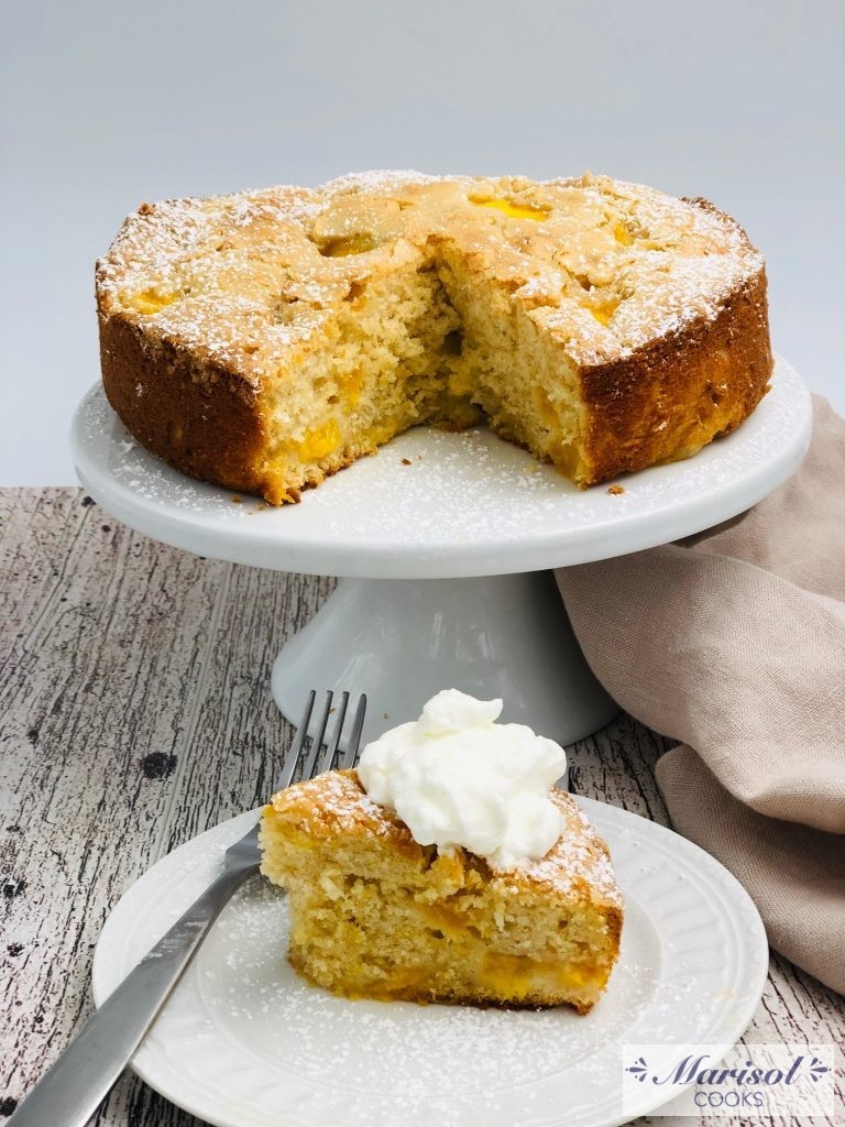 French Peach Cake – Marisol Cooks