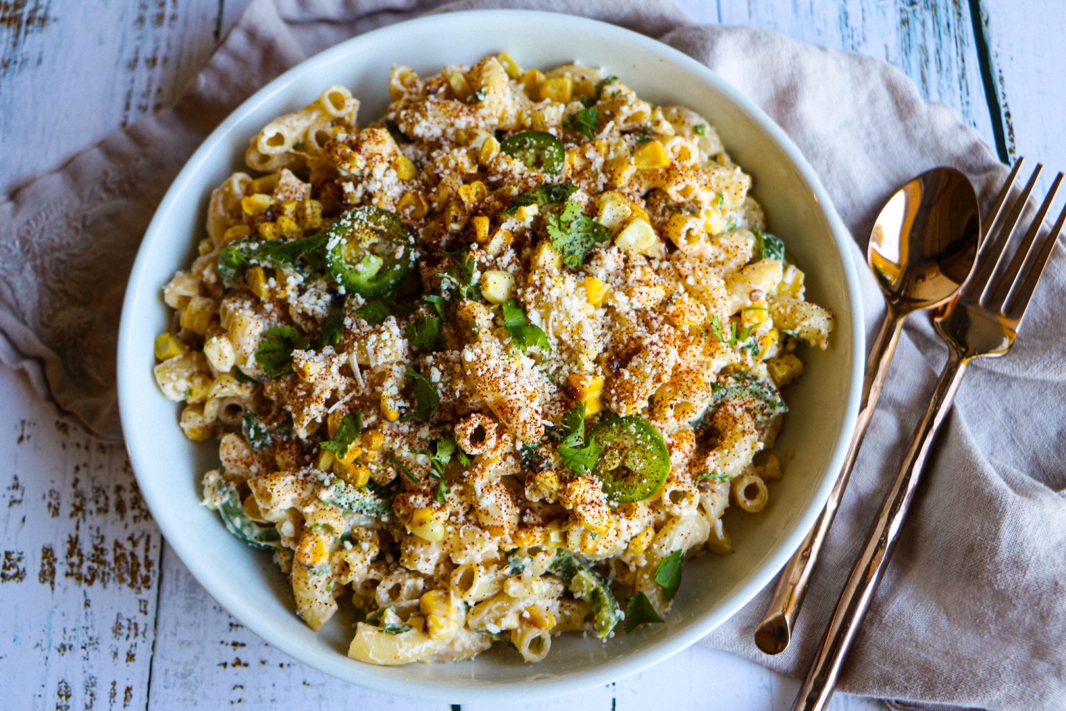 Street Corn Macaroni Salad – Marisol Cooks