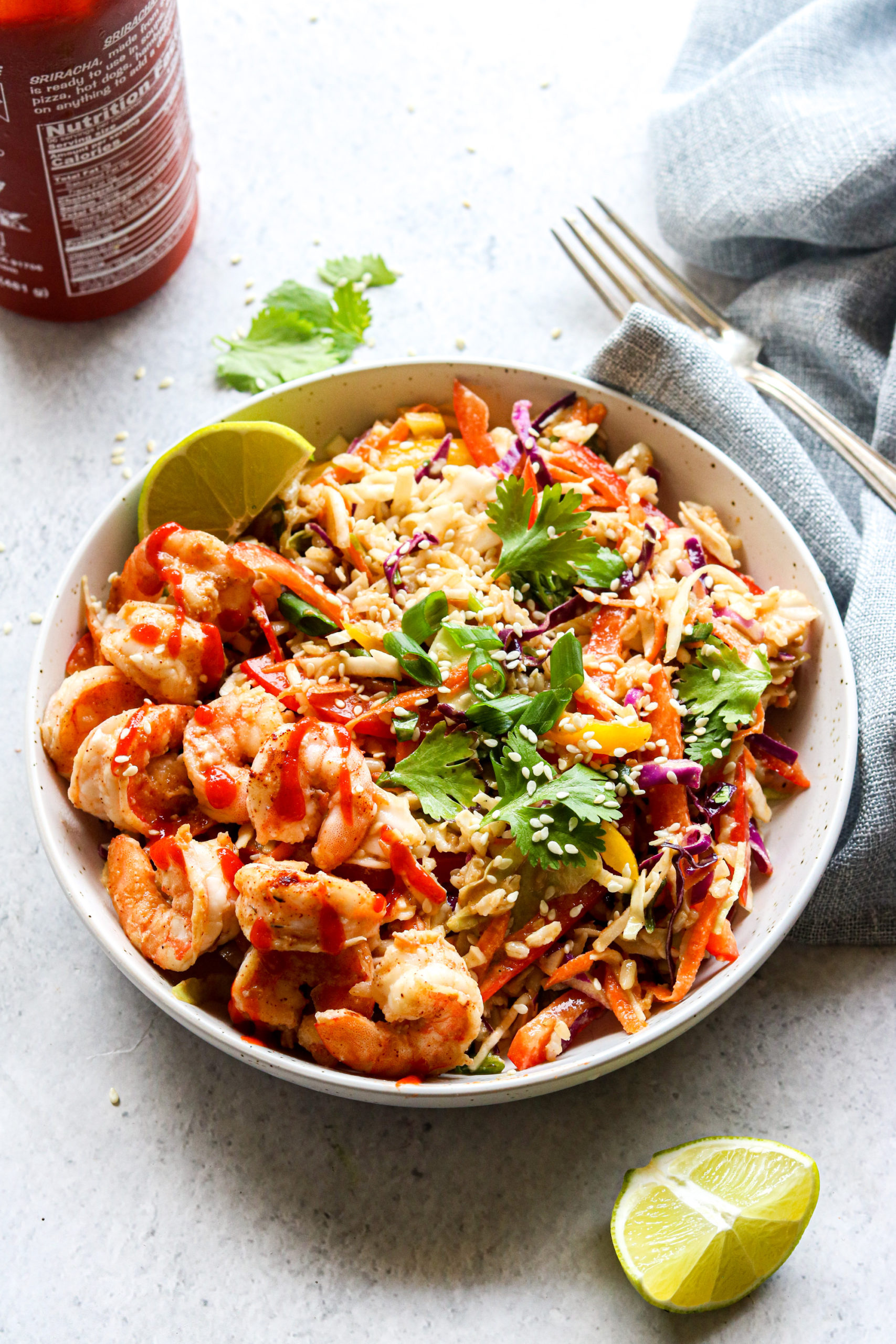 Spicy Shrimp and Brown Rice Salad – Marisol Cooks