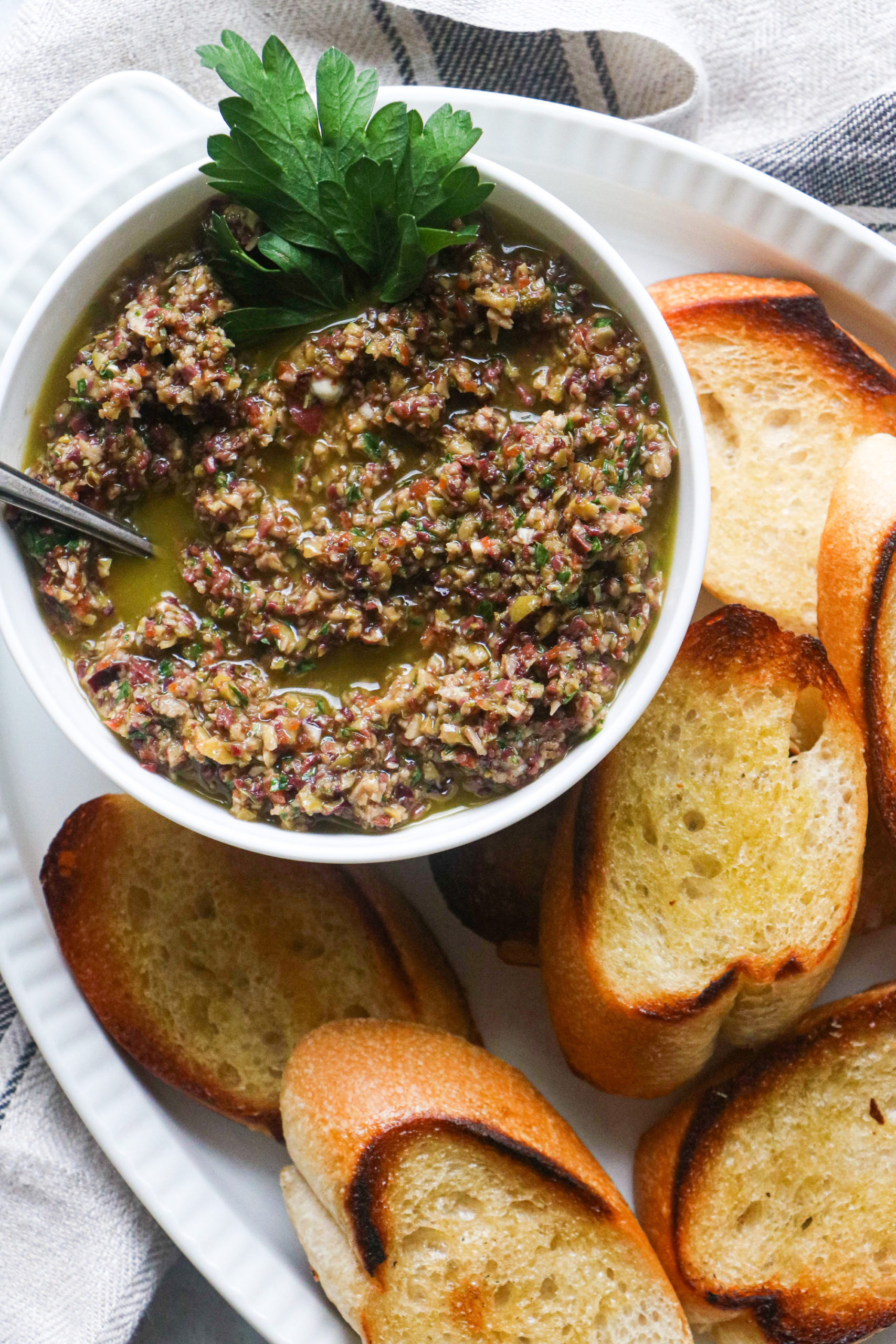 Tapenade with Toasted Bread – Marisol Cooks