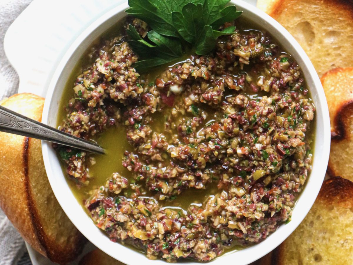 Tapenade with Toasted Bread – Marisol Cooks