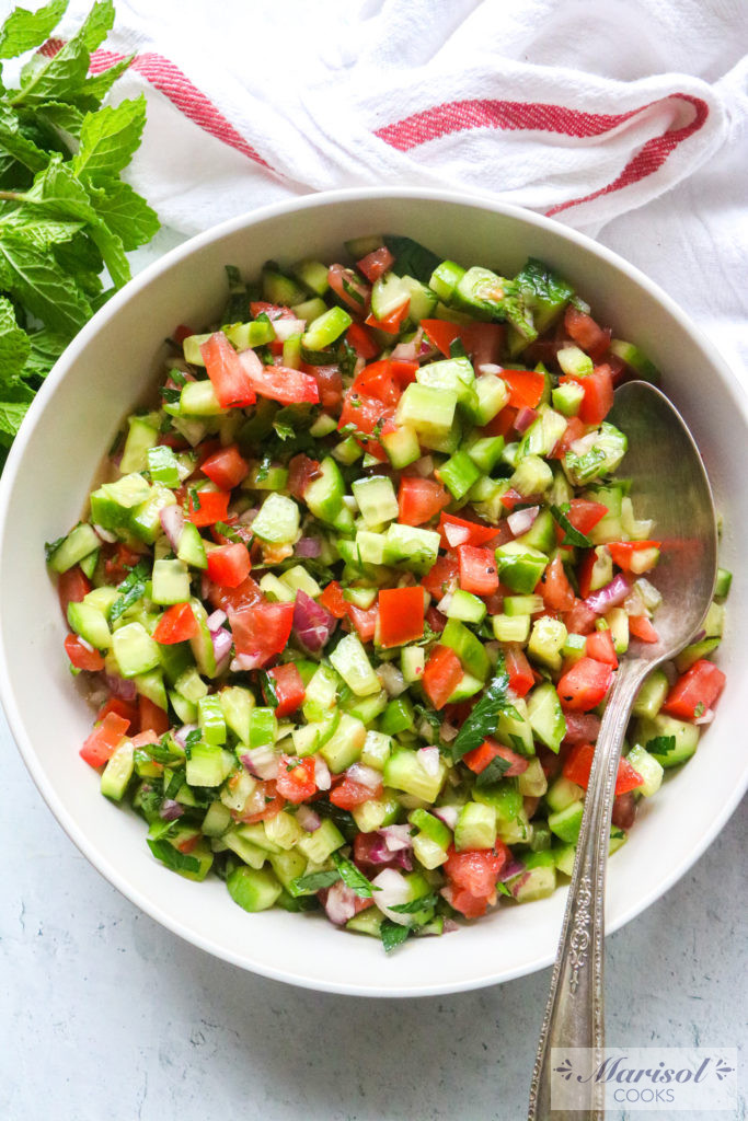 Easy Chopped Salad – Marisol Cooks